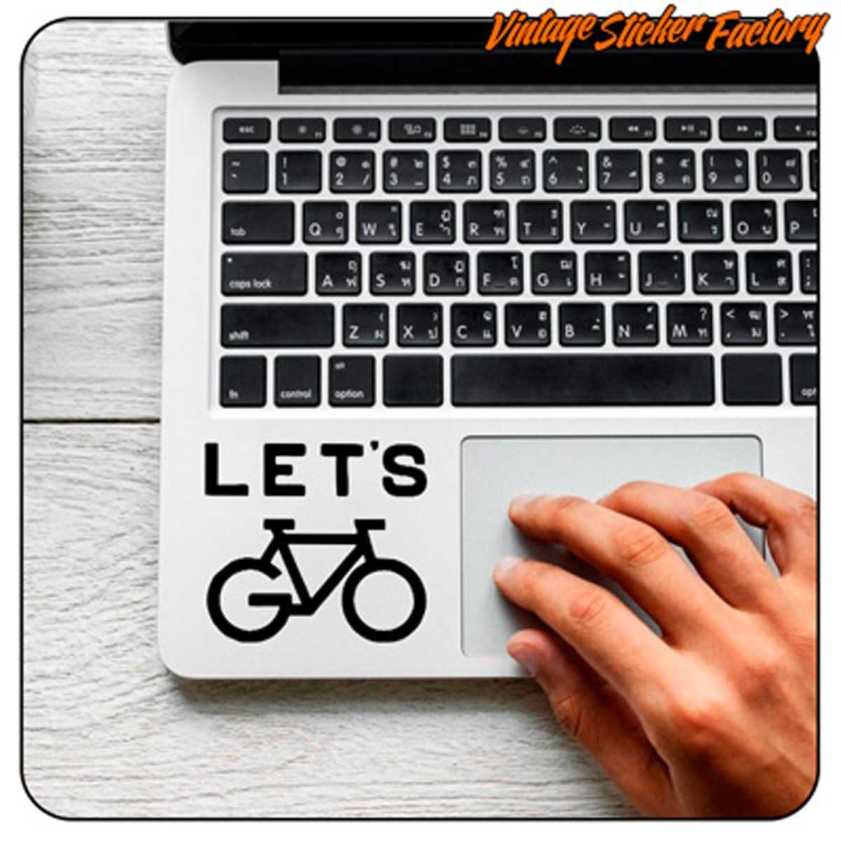 Pegatina LETS GO BIKE. Comprar pegatinas.