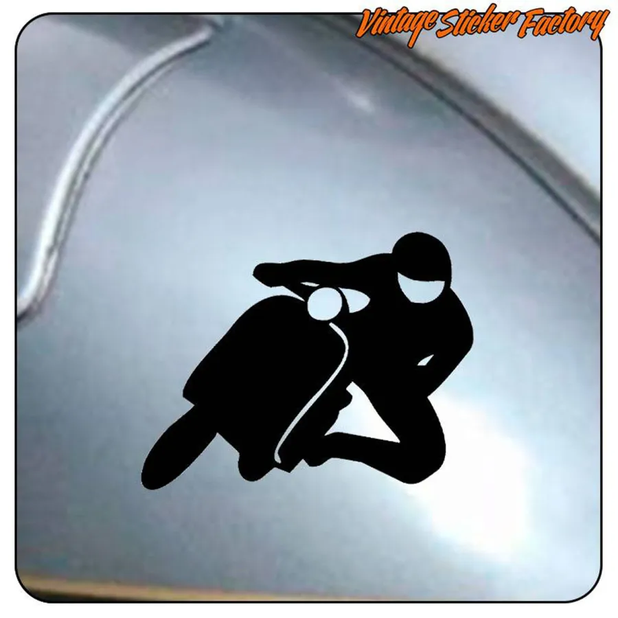 VESPA RACING -1 STICKER. BUY VINYL STICKERS.