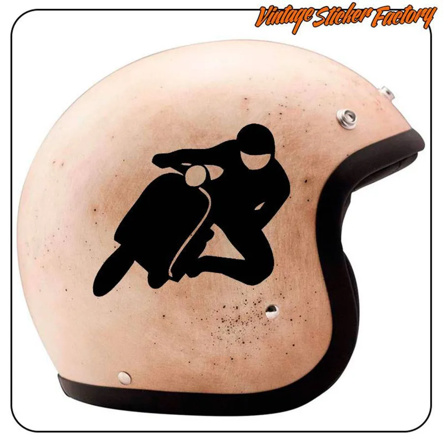 VESPA RACING -1 STICKER. BUY VINYL STICKERS.