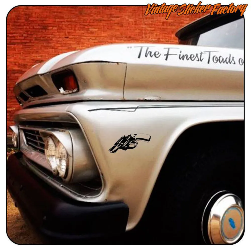 REVOLVER STICKER. BUY VINYL STICKERS.