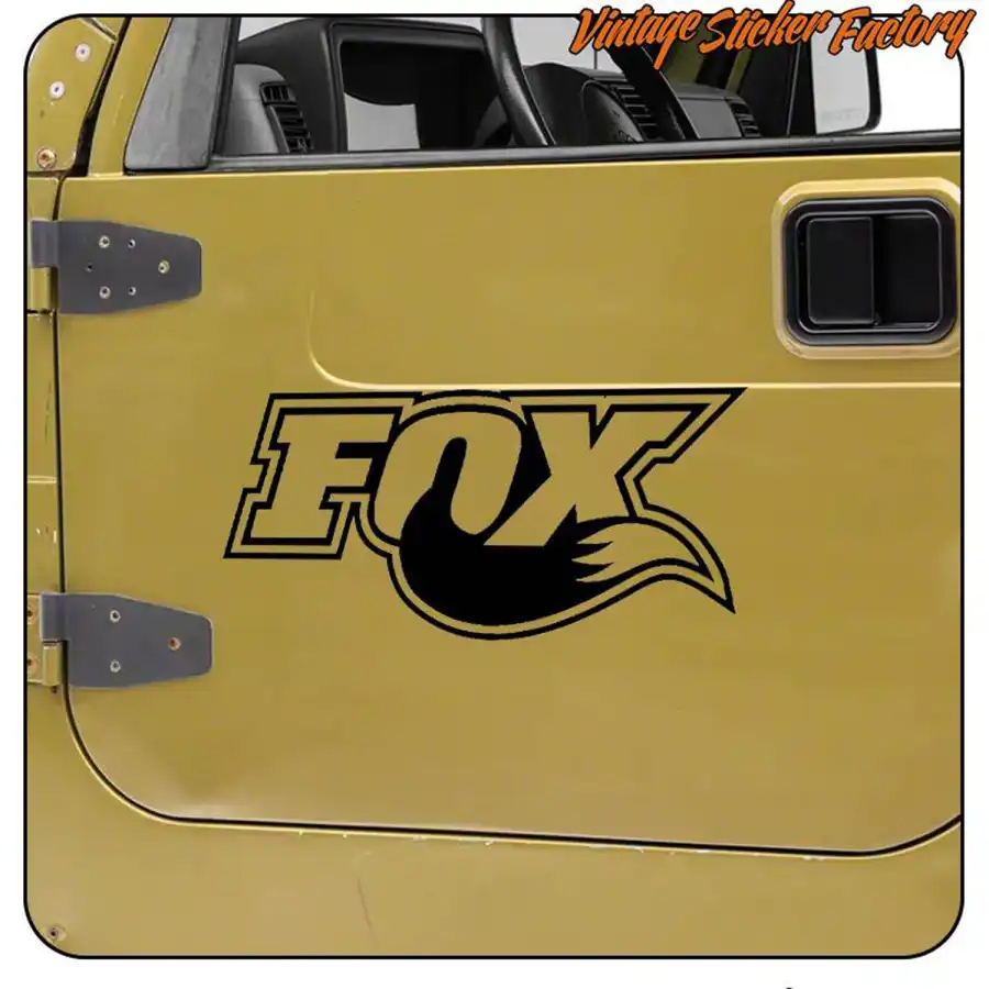 FOX AUFKLEBER. KAUFEN SIE VINYLAUFKLEBER.
