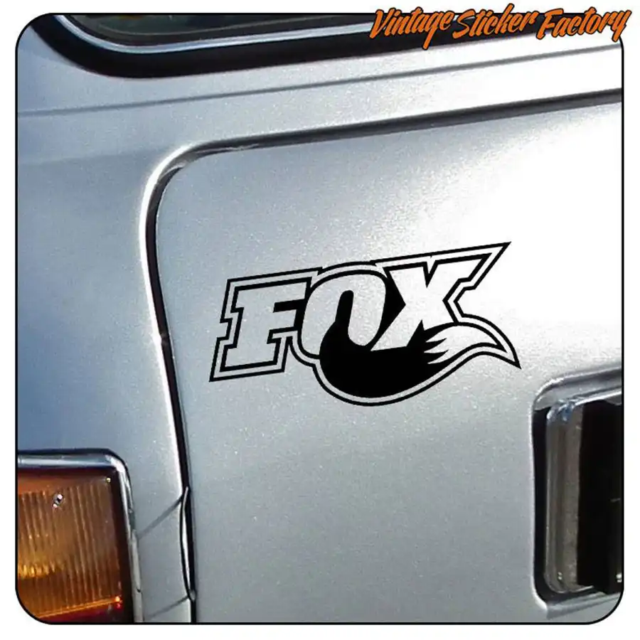FOX AUFKLEBER. KAUFEN SIE VINYLAUFKLEBER.
