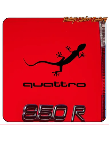 QUATTRO - 1 AUFKLEBER. KAUFEN SIE VINYLAUFKLEBER.