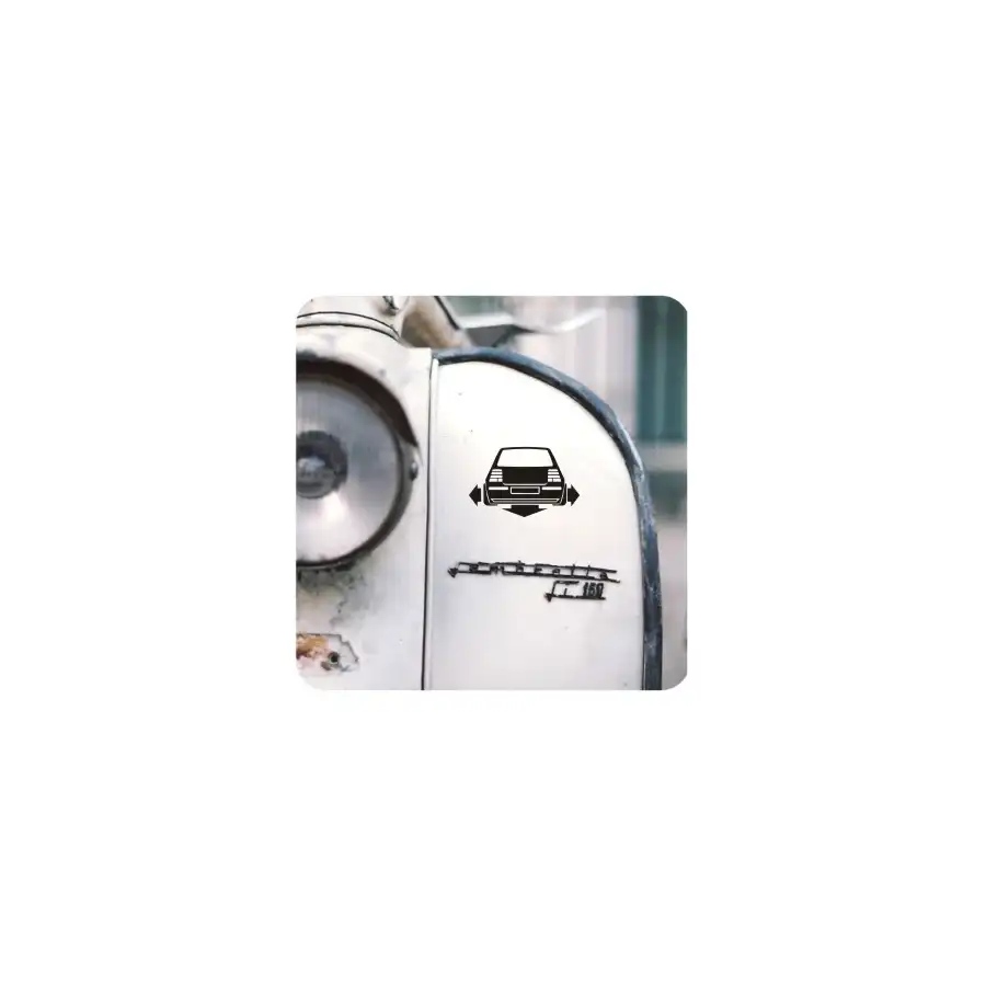 VW GOLF LOW 2 STICKER. BUY VINYL STICKERS.