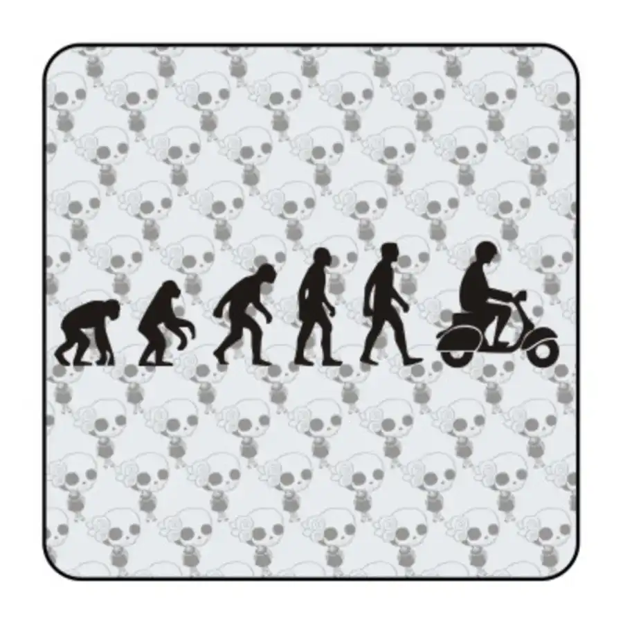 EVOLUTION VESPA STICKER. BUY VINYL STICKERS.