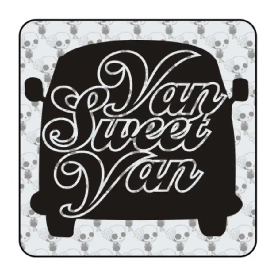 VAN SWEET VAN -4 STICKER. BUY VINYL STICKERS.