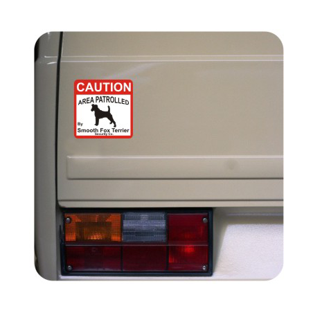 CAUTION AREA PATROLLED STICKER. BUY VINYL STICKERS. CAUTION AREA PATROLLED STICKER. BUY VINYL STICKERS.