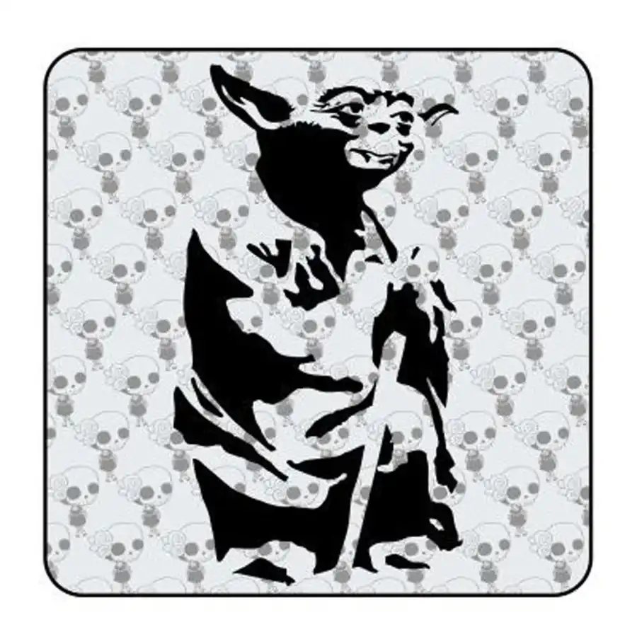 YODA -4 STICKER. BUY VINYL STICKERS.