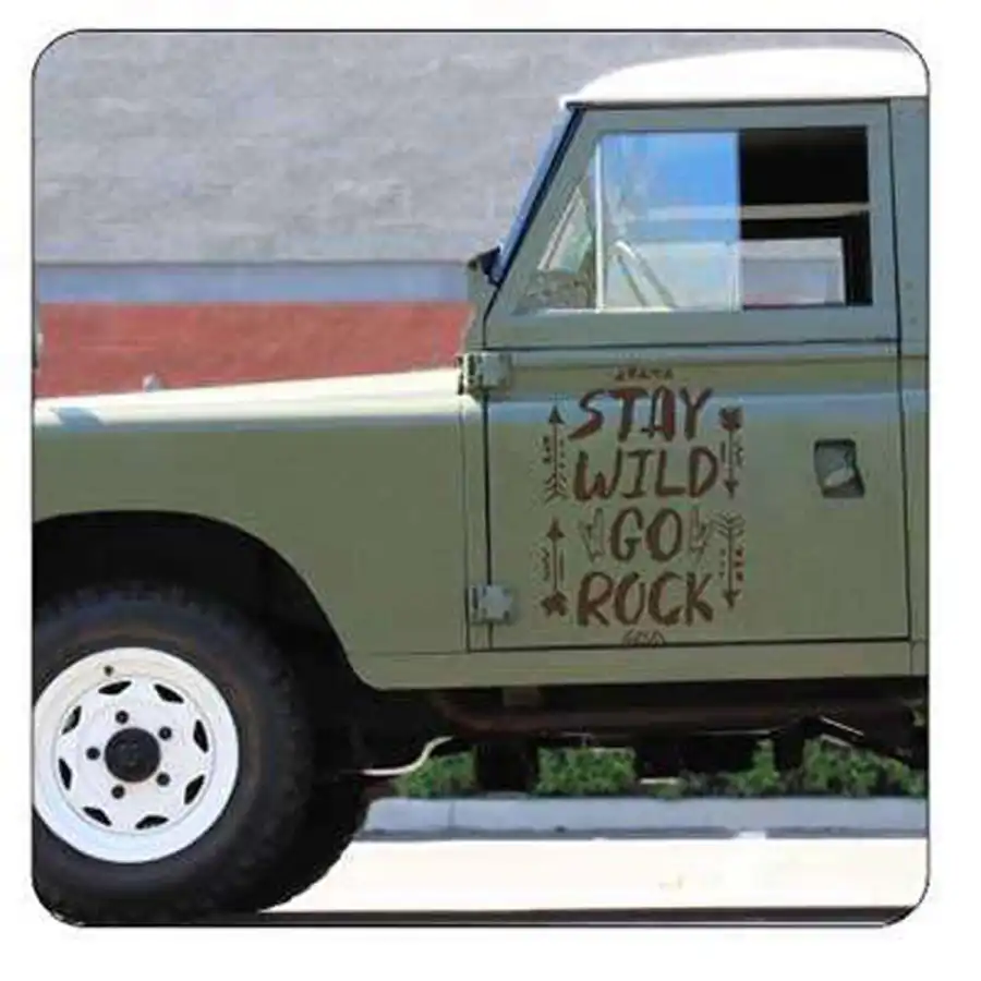 Pegatina STAY WILD GO ROCK. Comprar pegatinas.